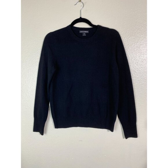 State Cashmere | Sweaters | State Cashmere Black Crewneck Sweater Women ...